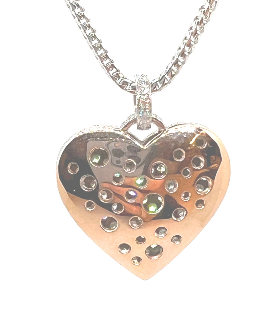 Pave Diamond Heart Pendant E.1173 – Imp Jewellery